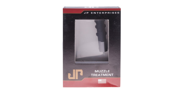 JP Enterprises 3-Port Compensator, 22 Caliber, 1/2-28, Steel, Black